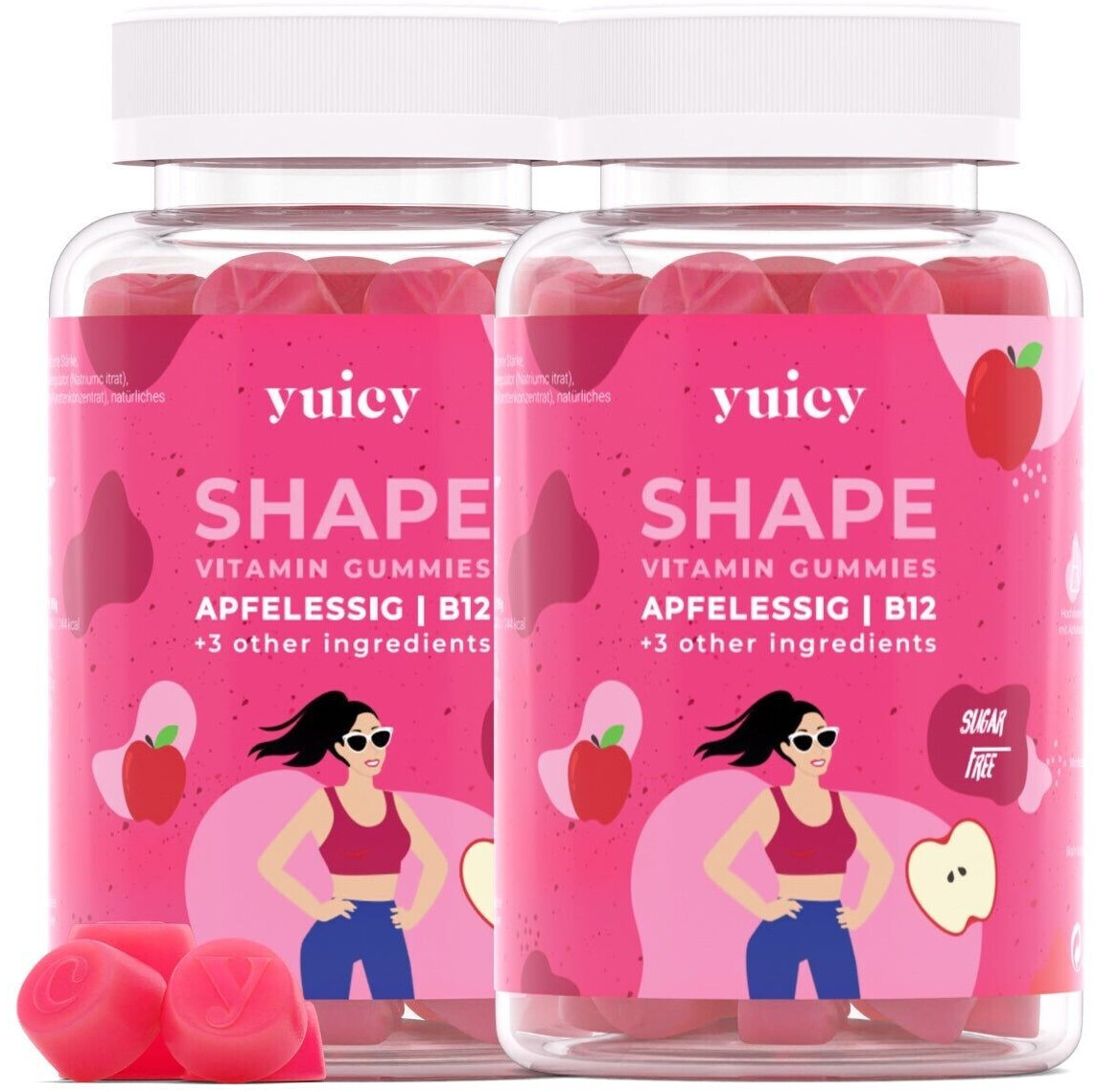 yuicy Shape Vitamin Apfelessig B12 Gummies ab 17,90 € | Preisvergleich ...