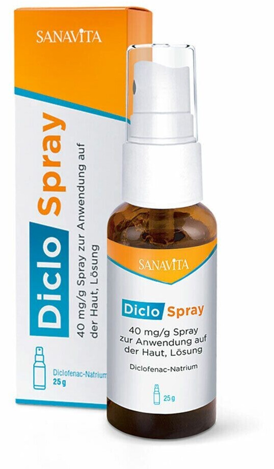 Diclo Spray 40mg/g (25g) ab 6,39 € | Preisvergleich bei idealo.de