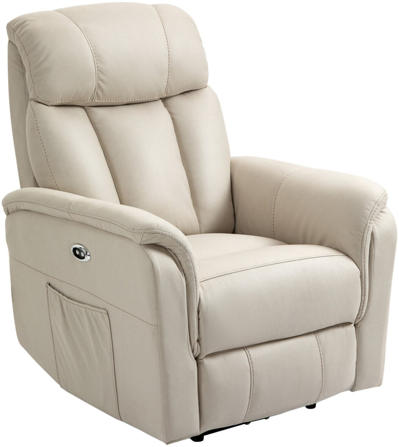 HomCom Relaxsessel mit Liegefunktion 95x90x105cm cremeweiß ab 399,90 ...