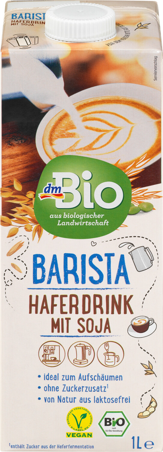 dm Bio Barista Hafer Drink mit Soja 1l ab 1,35 € | Preisvergleich bei ...