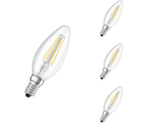 Osram E14 Kerze B35 5,5W/806lm 2700K 4er Pack transparent ab 27,32 € | Preisvergleich bei idealo.de