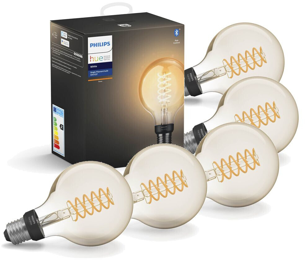 Philips Hue White LED E27 Globe G93 Filament 7W/2100 K dimmbar ...
