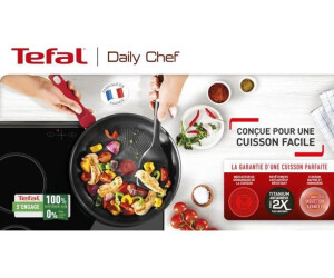Tefal Daily Chef Schmorpfanne 24 cm + Glasdeckel rougesurprise ...