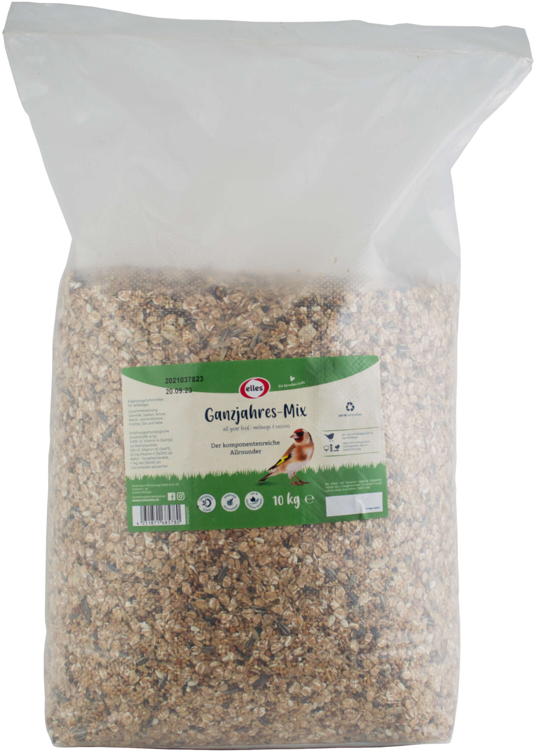 elles Wildvogelfutter Ganzjahres-Mix 10kg ab 19,99 € | Preisvergleich ... elles Wildvogelfutter Ganzjahres-Mix 10kg ab 19,99 € | Preisvergleich ...