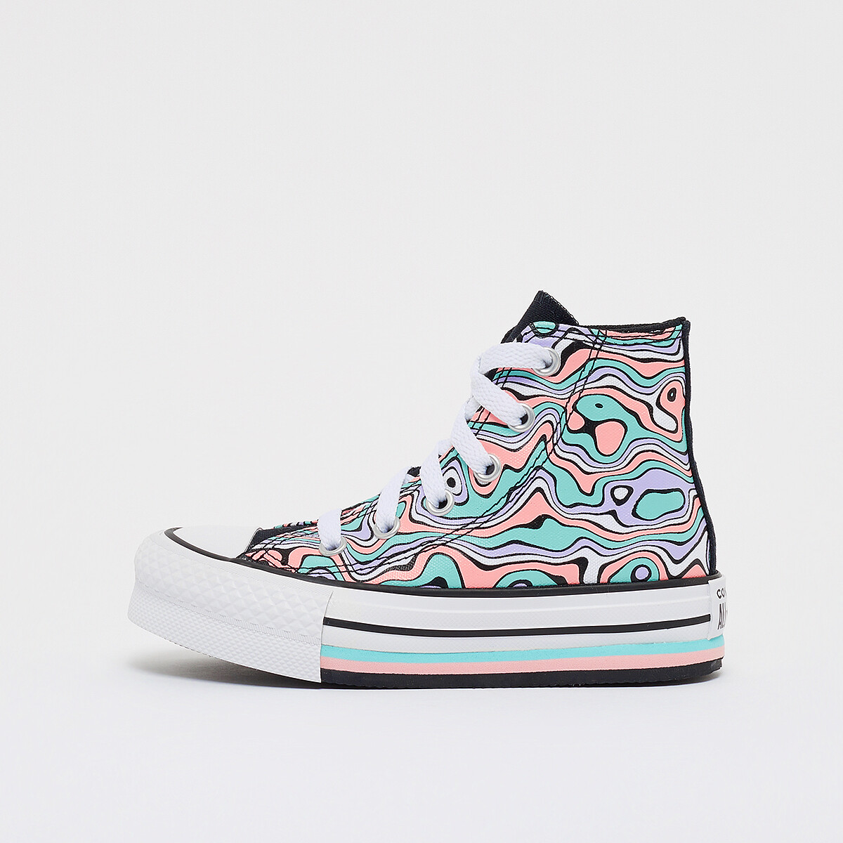 Converse Chuck Taylor All Star Lift Platform Color Swirl Kids light ...