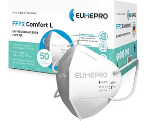 EUMEPRO FFP2 Comfort L (50 Stk.) ab 10,42 € | Preisvergleich bei idealo.de