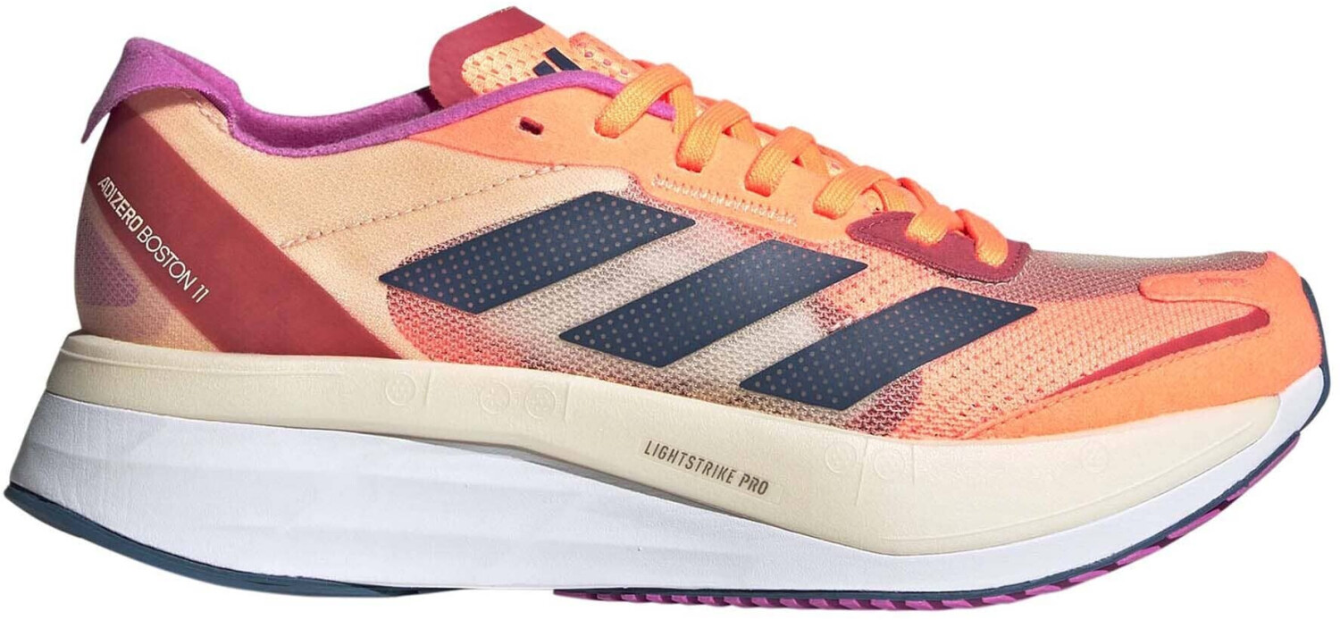 Adidas Adizero Boston 11 Women beam orange/wonder steel/blitz orange ab ...