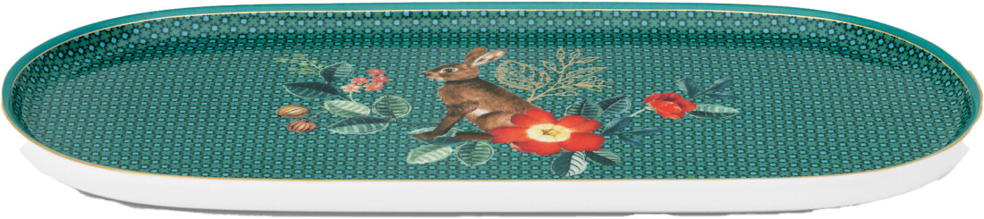 PiP Studio Winter Wonderland Platte oval rabbit Green (25x12cm) ab 17 ...