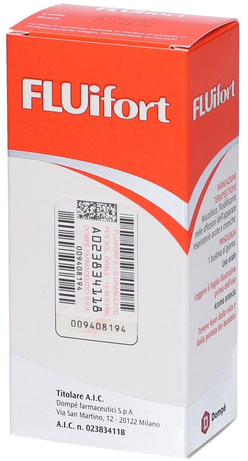 Fluifort Mucolitico Granulato (10 bs.) a € 6,15 (oggi) | Migliori ...