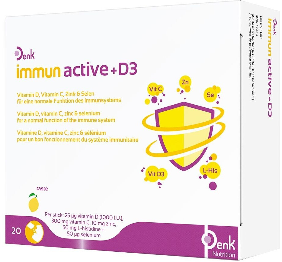 Denk Immun Active + D3 Pulver (20 Stk.) ab 3,56 € | Preisvergleich bei ...