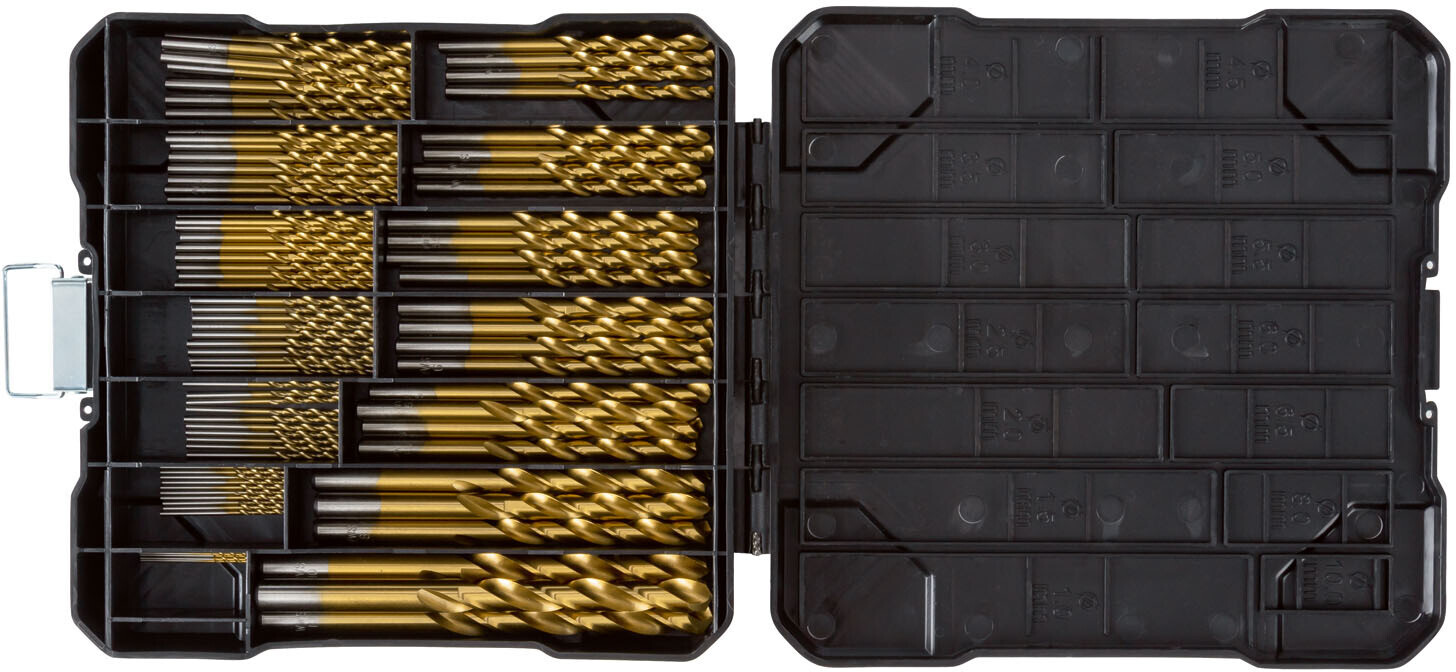 Parkside HSS Bohrer 107-teilig mit Titannitrid-Beschichtung ab 26,99 ...