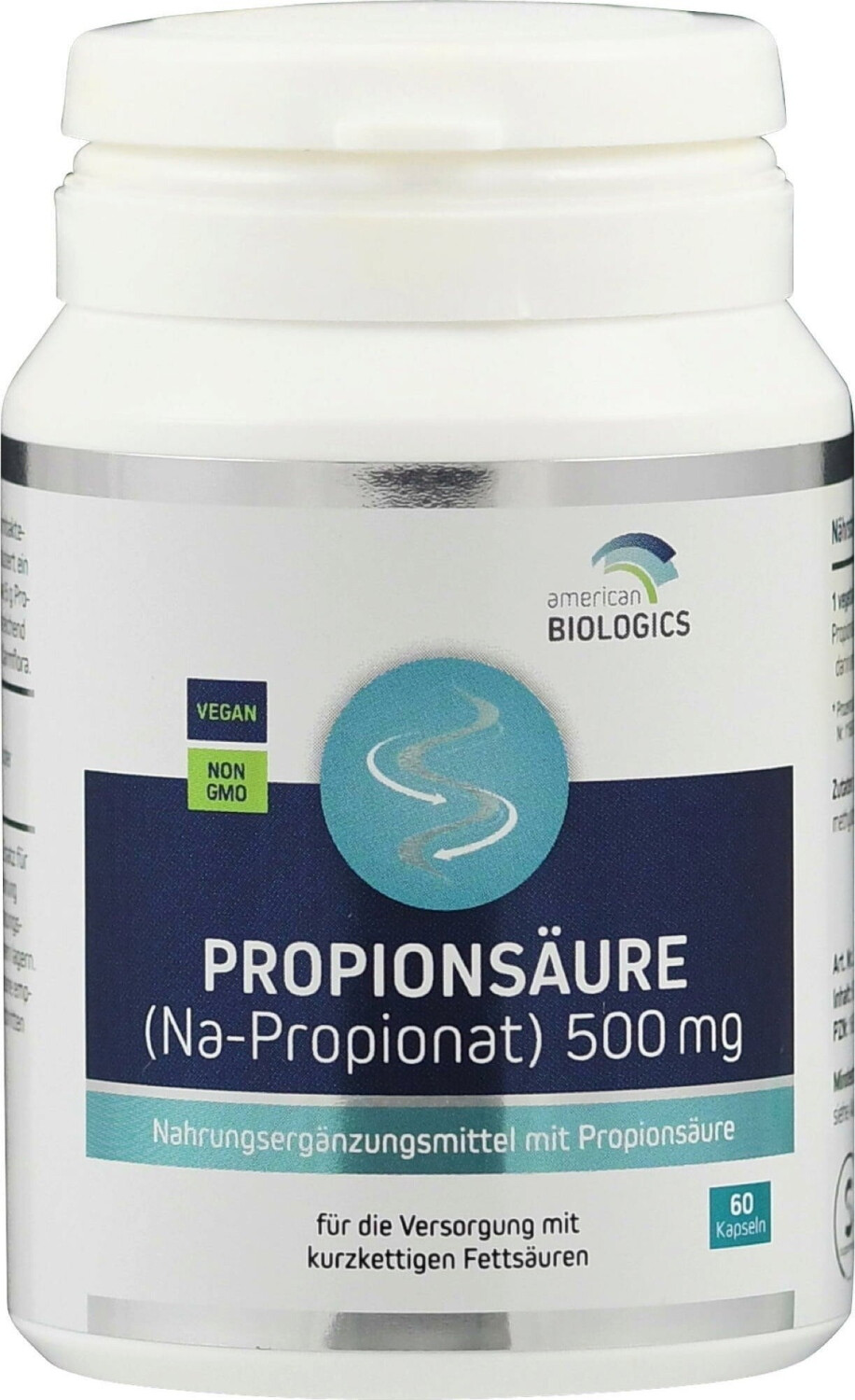 Supplementa Biologics Propionsäure (Na-Propionat) 500mg Kapseln (60 Stk ...