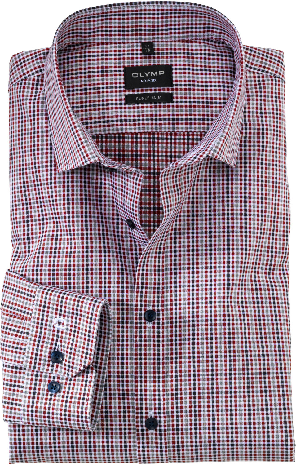 OLYMP No. Six Hemd Super Slim Modern Kent rot (25462-24-35) ab 49,95 ...
