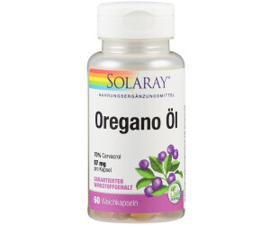 Solaray Oregano Öl Kapseln (60 Stk.) ab € 30,42 | Preisvergleich bei ...