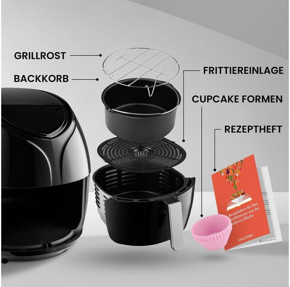 STILLSTERN Heißluftfritteuse 6,5L 1800W ab 74,90 € | Preisvergleich bei ...