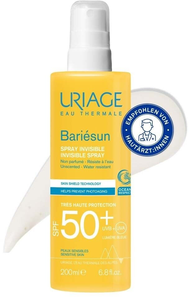 Uriage Bariésun Invisible Spray Unscented SPF 50+ (200ml) a € 9,20 (oggi) | Migliori prezzi e ...