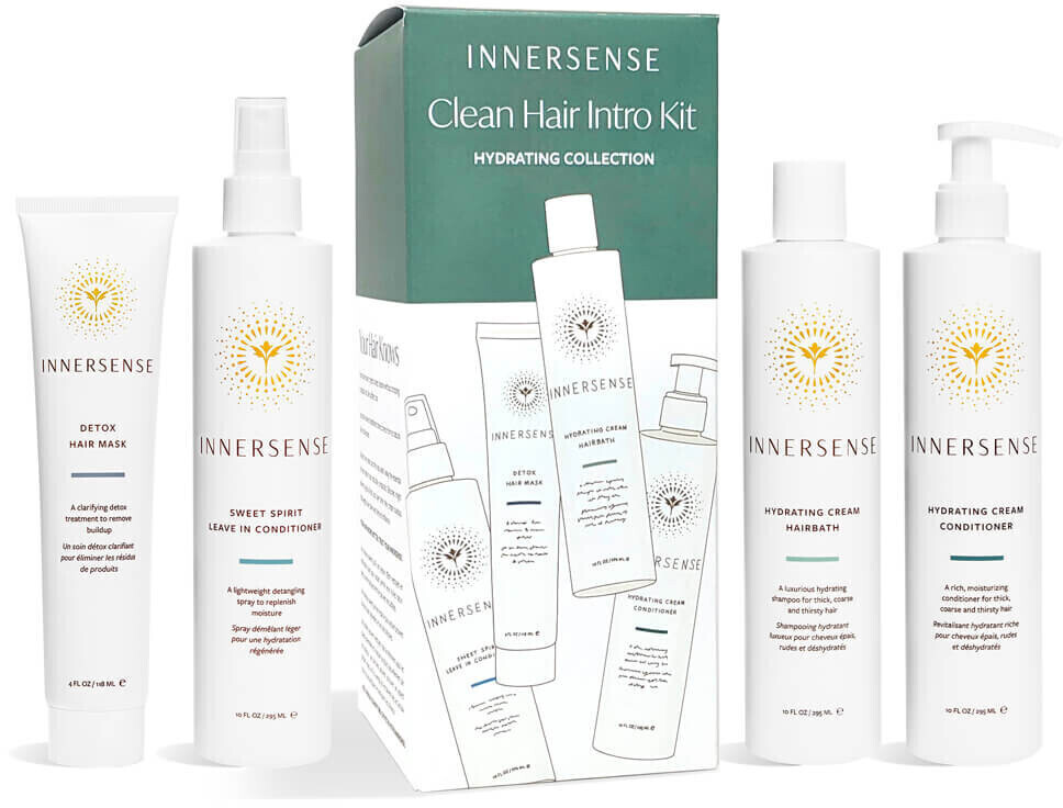 Innersense Organic Beauty Clean Hair Intro Kit Hydrating Collection ...