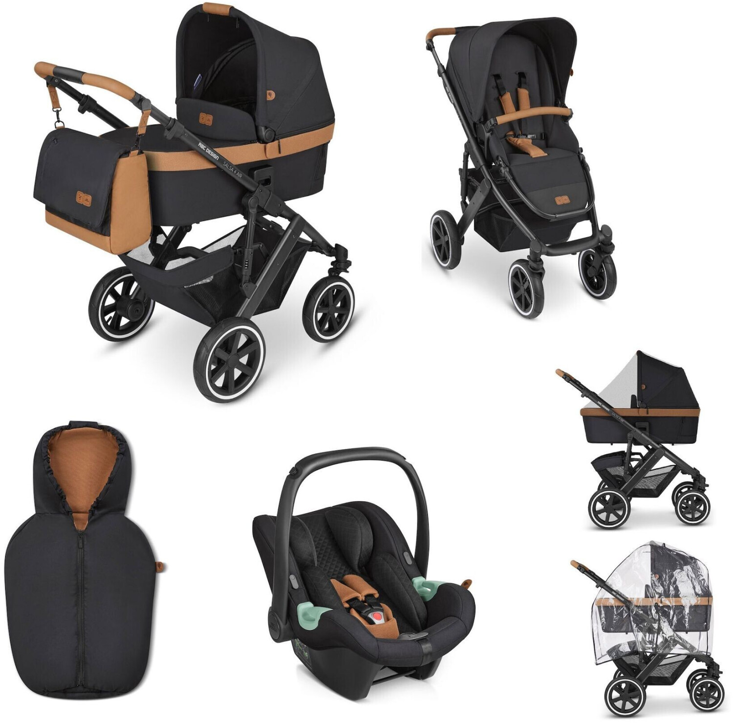 ABC Design Salsa 4 Air 3in1 Starter-Set toffee ab 1.299,00 ...