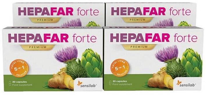 sensilab Hepafar forte Premium Kapseln (4 x 30 Stk.) ab 49,99 ...
