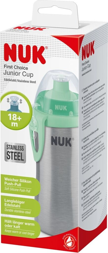 NUK Junior Cup Edelstahl 215ml mit Push-Pull-Tülle ab 15,49 ...