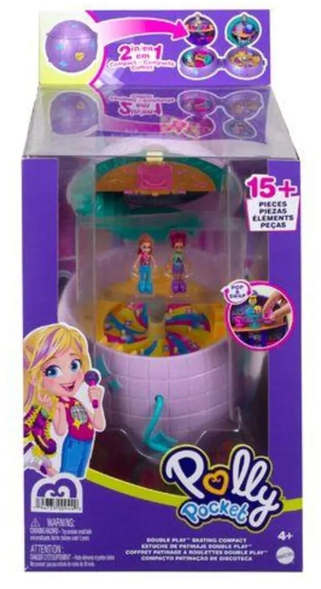 Polly Pocket Boule disco avec 4 espaces de jeu (HCG24) au meilleur prix ...