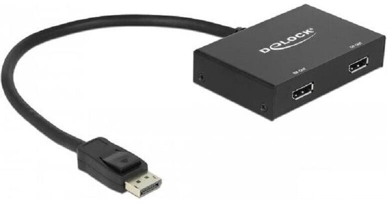 DeLock DisplayPort 1.2 Splitter 1 x DisplayPort in > 2 x DisplayPort ...