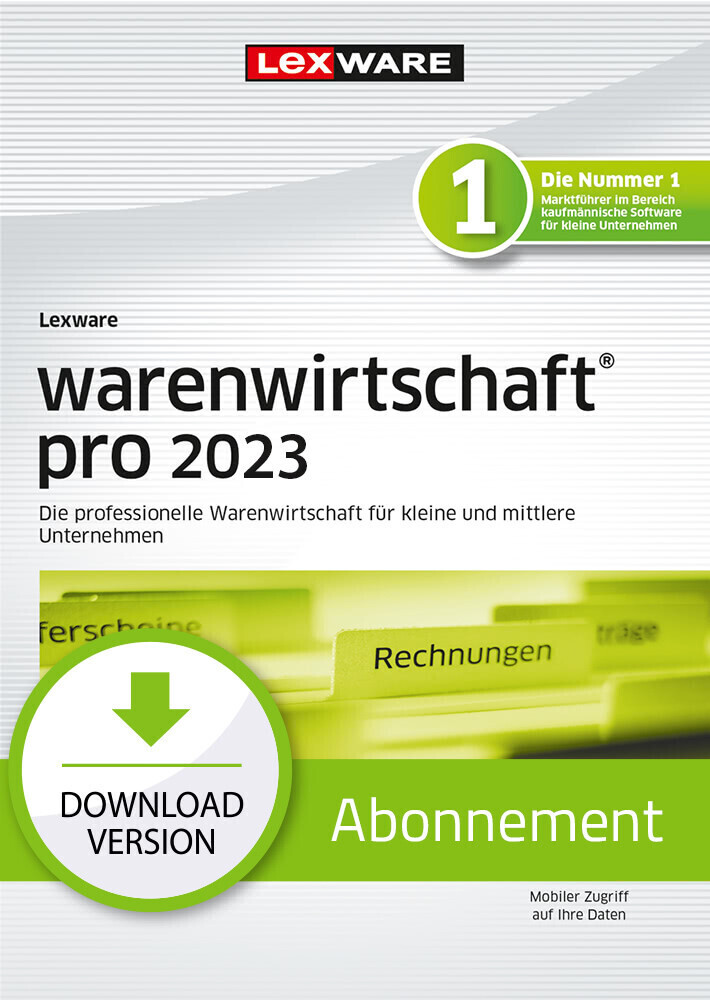 Lexware warenwirtschaft 2023 pro (Abo) (Download) ab 556,88 € | Preisvergleich bei idealo.de