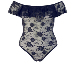 Cottelli Collection Carmenbody mit floralen Spitzen-Details Plus Size ...
