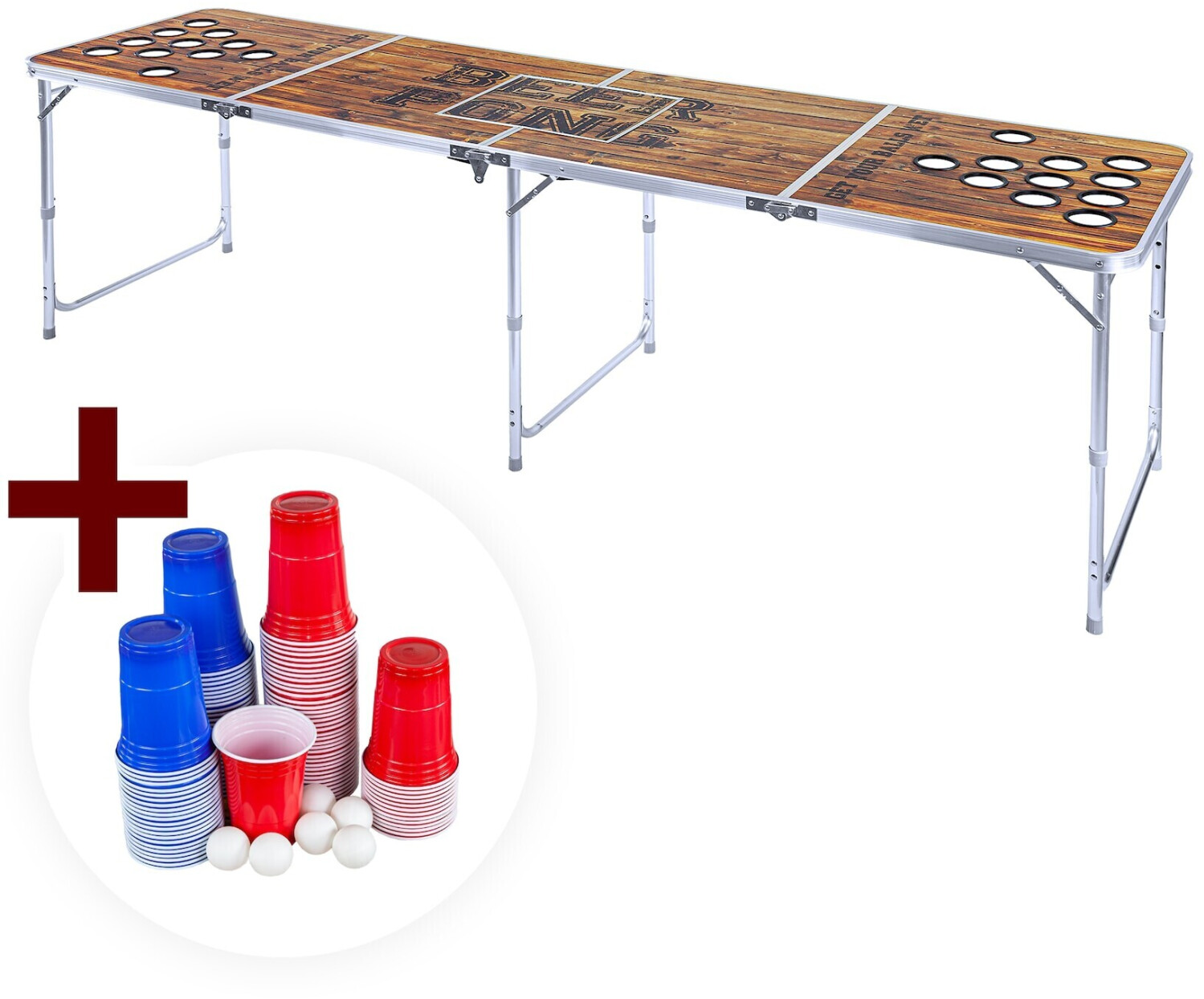 Beer Pong Tisch, Ice Edition, mit Kühlfach ab 89,00 € | Preisvergleich ...