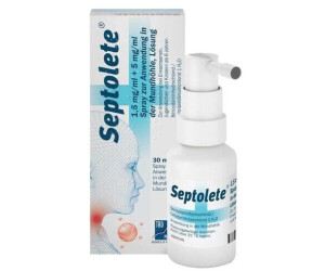 Septolete 1,5mg/ml + 5mg/ml Spray zur Anwendung in der Mundhöle (30ml ...