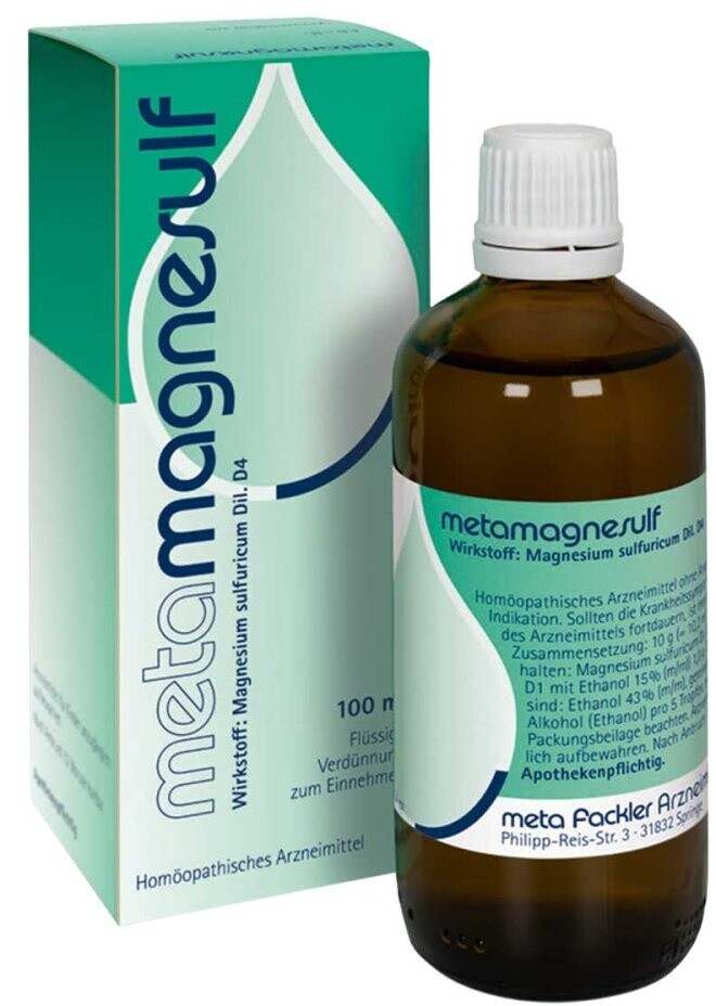 Fackler Metamagnesulf Tropfen (100ml) ab 15,11 € | Preisvergleich bei ...