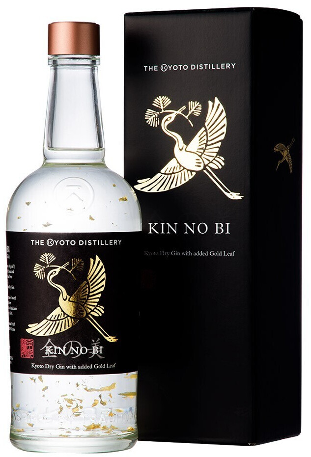 The Kyoto Distillery Kinobi Kyoto Dry Gin 0,7l 45,7% Gold Leaf Edition ...