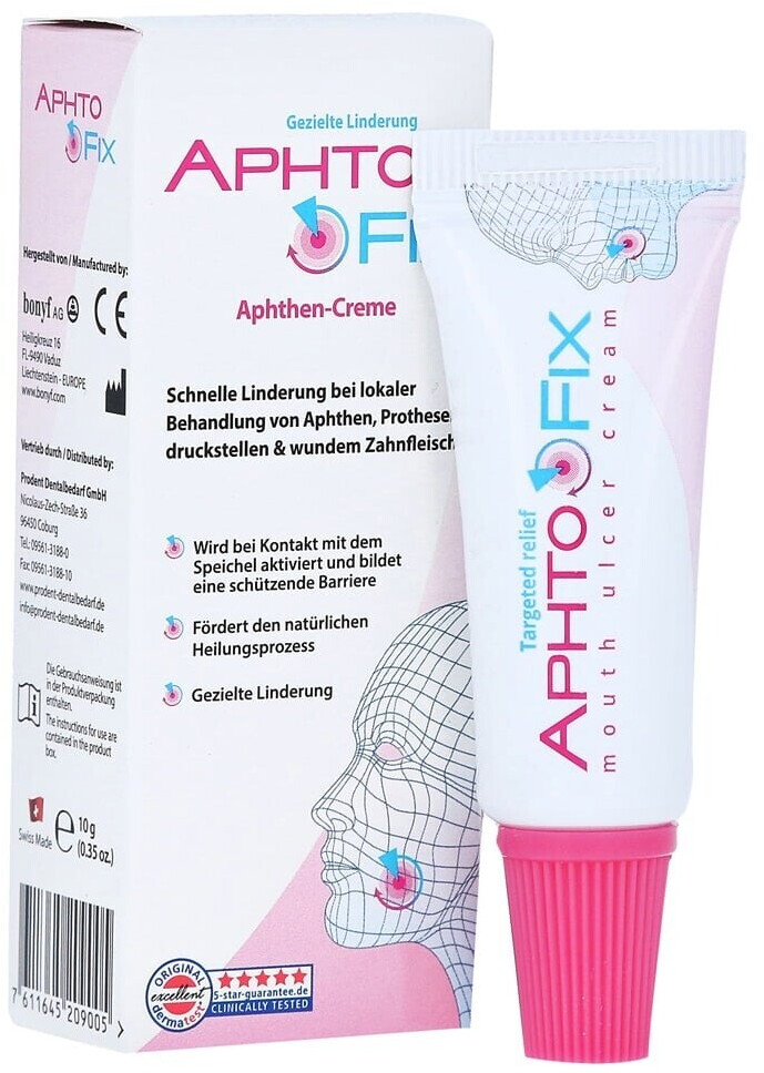 Aphtofix Aphthen-Creme (10 g) ab 6,67 € | Preisvergleich bei idealo.de
