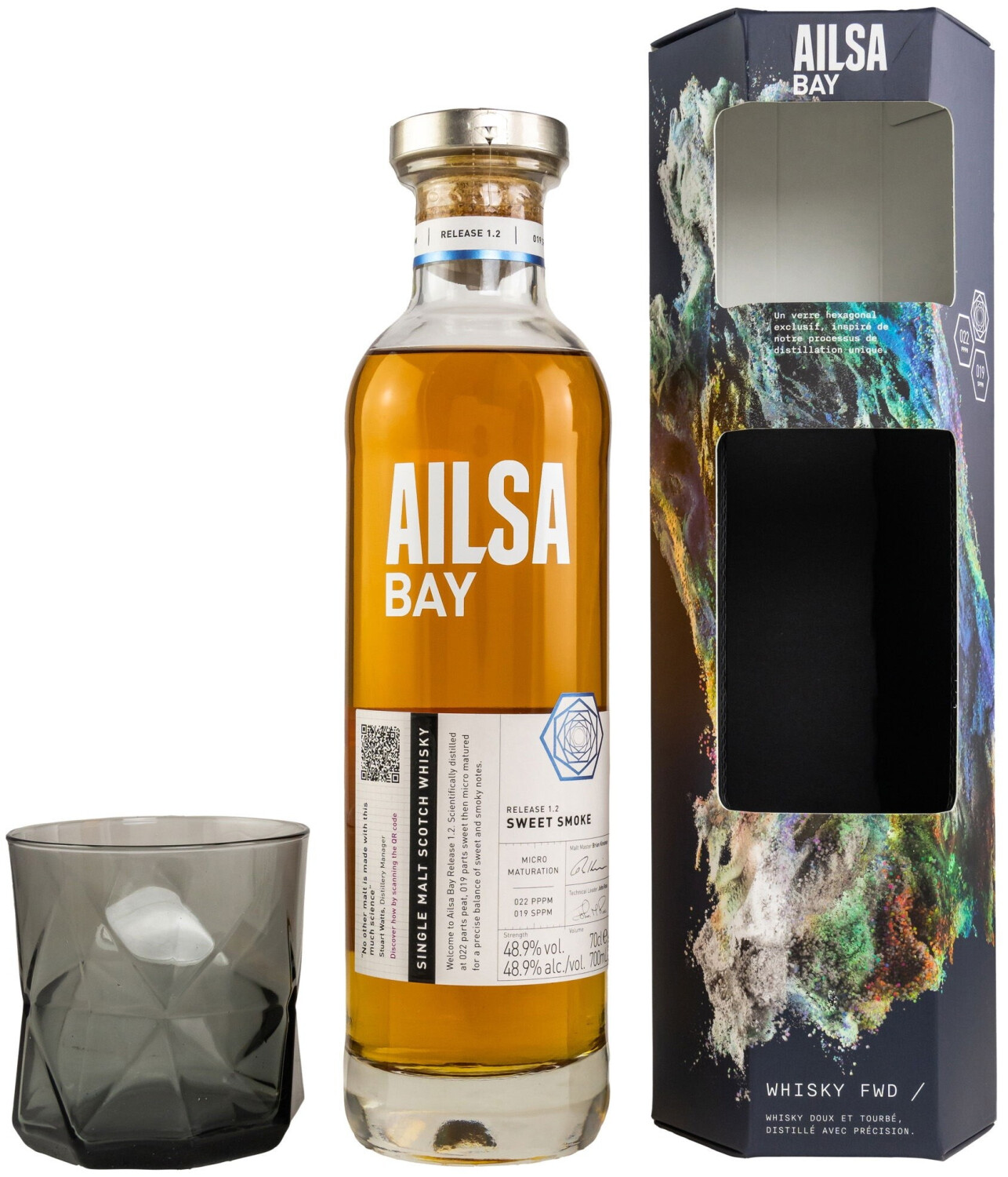 Buy Ailsa Bay Sweet Smoke Single Malt Scotch Whisky Release 1.2 48,9% 0 ...