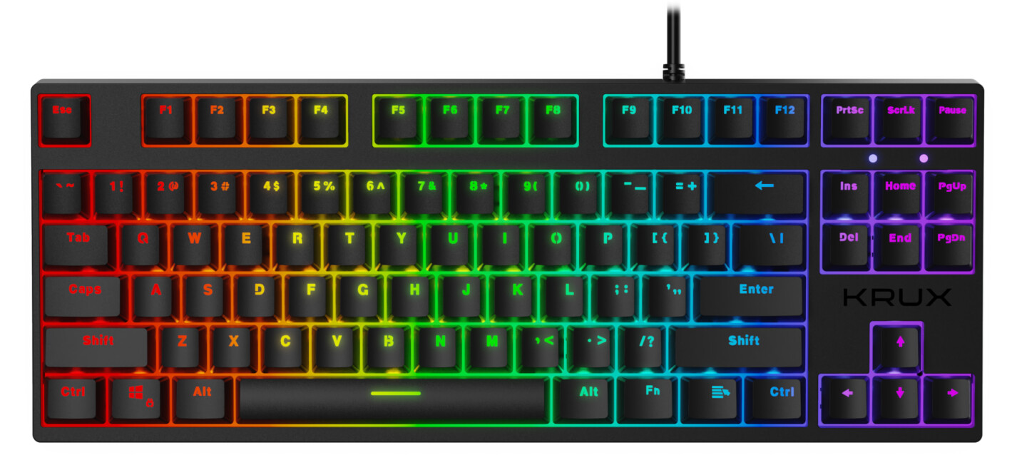 Krux Atax PRO RGB TKL (Outemu Red) (US) au meilleur prix sur idealo.fr