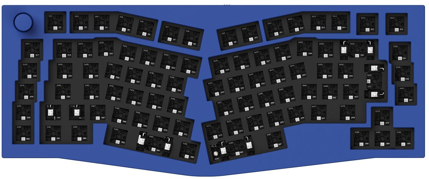 Keychron Q10 Barebone ISO Knob (Alice Layout) Navy Blue ab 178,67 ...