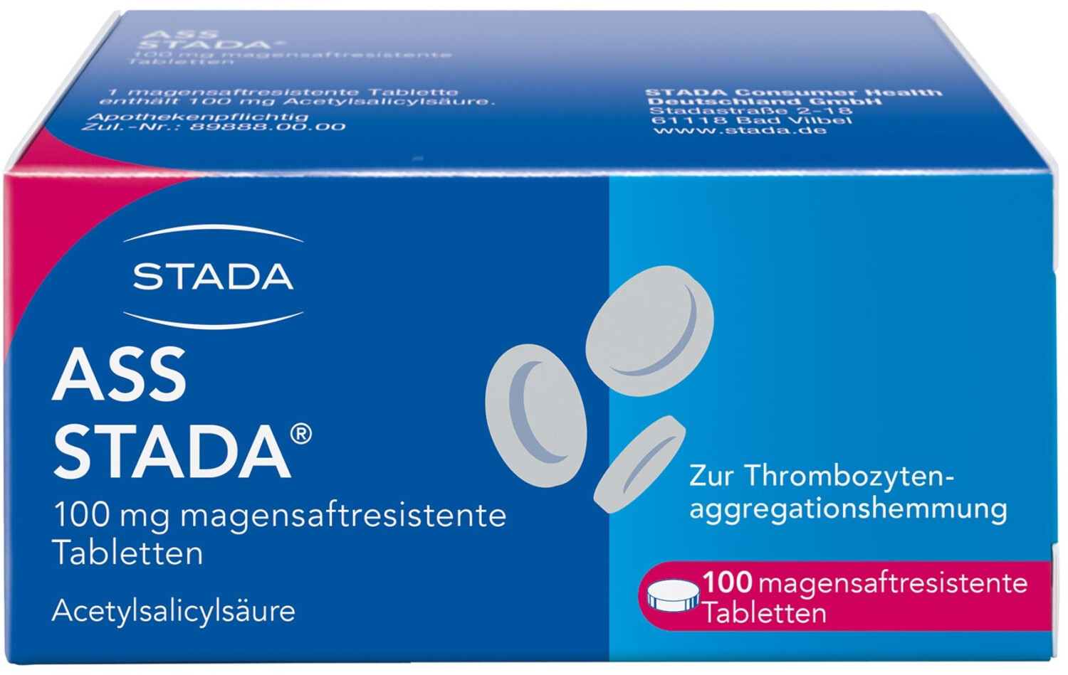 ASS 100 magensaftresistente Tabletten ab 1,58 € (Dezember 2025 Preise ...