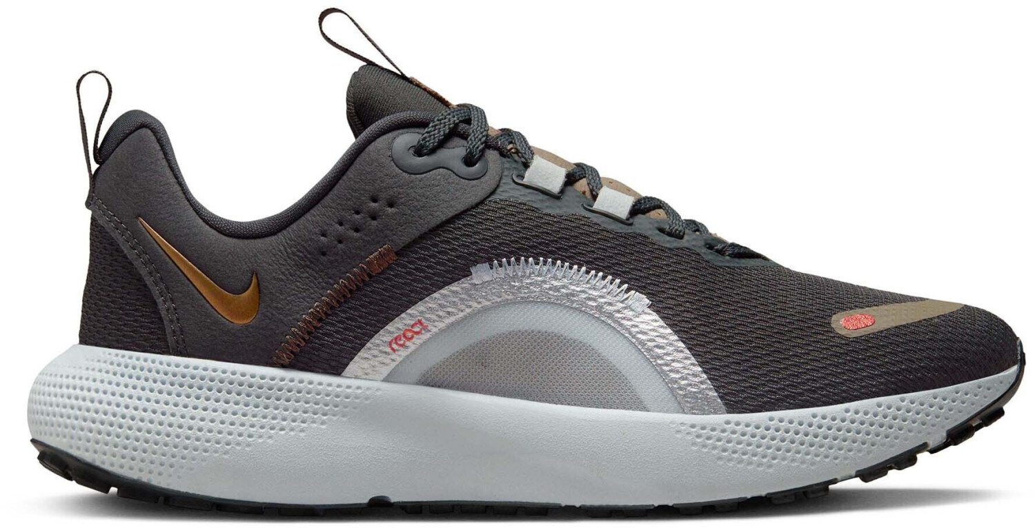 Nike React Escape Run 2 Premium Women dark smoke grey/olive grey/silver ...