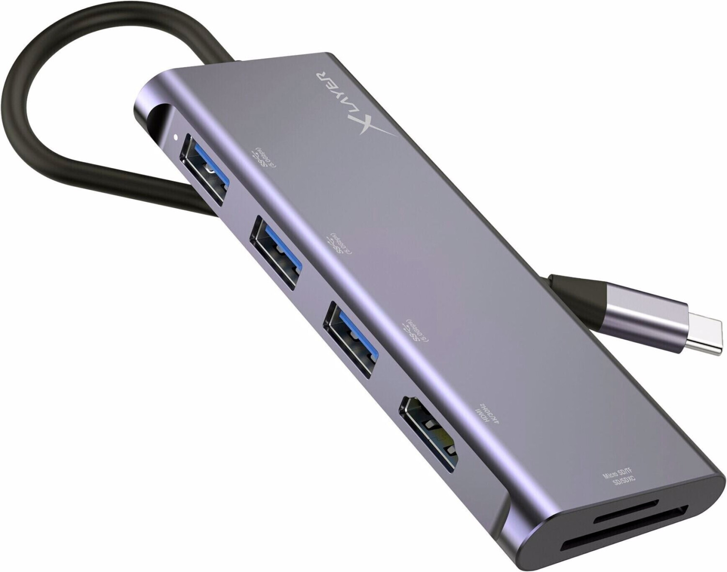 Xlayer USB-C 6-in-1 Multiport Adapter ab € 28,72 | Preisvergleich bei ...