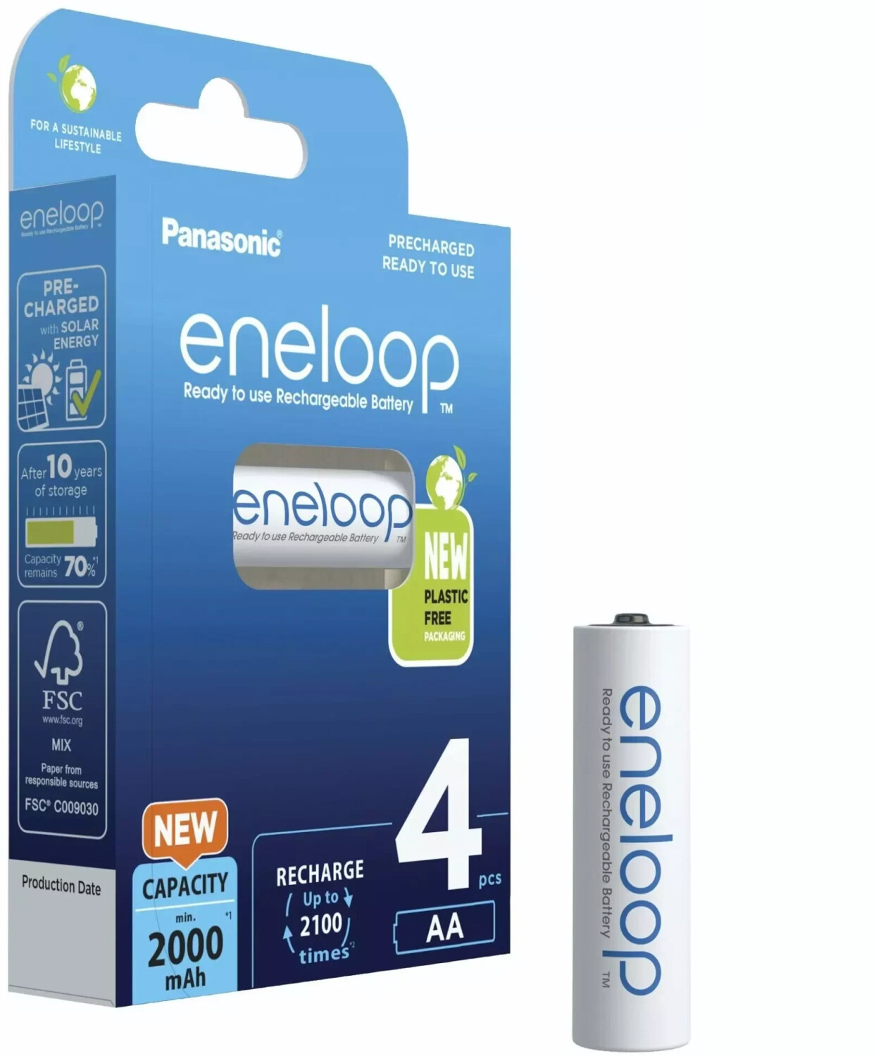 Panasonic Eneloop Aa 4 Pcs Au Meilleur Prix Sur Idealo Fr