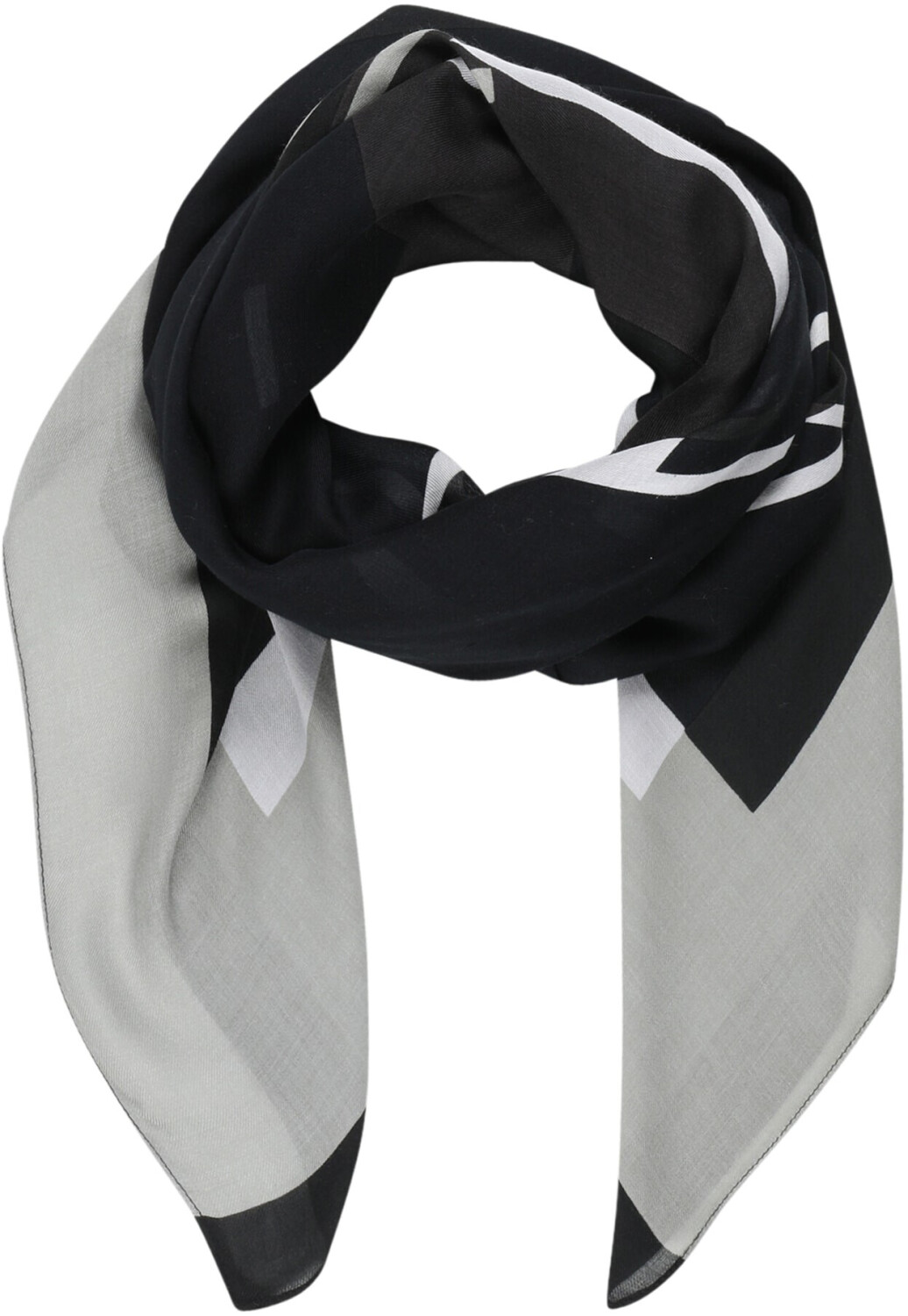 Calvin Klein CKJ Micro Modal Sculpted Scarf 130x130 Black (K60K61-0378 ...