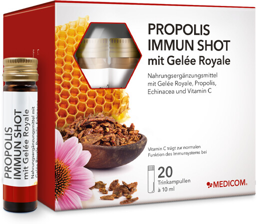 Medicom Propolis Immun Shot mit Gelée Royal Trinkampullen (20x10 ml) ab ...