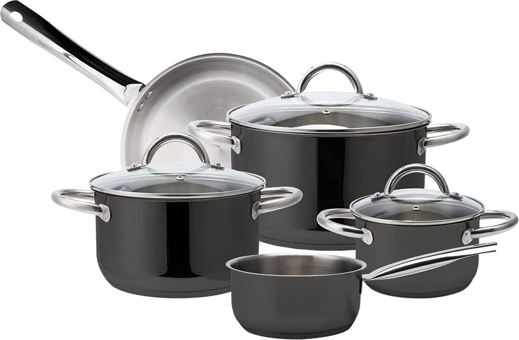 Echtwerk Black Edition Kochtopf-Set 8-tlg. ab € 89,90 | Preisvergleich ...