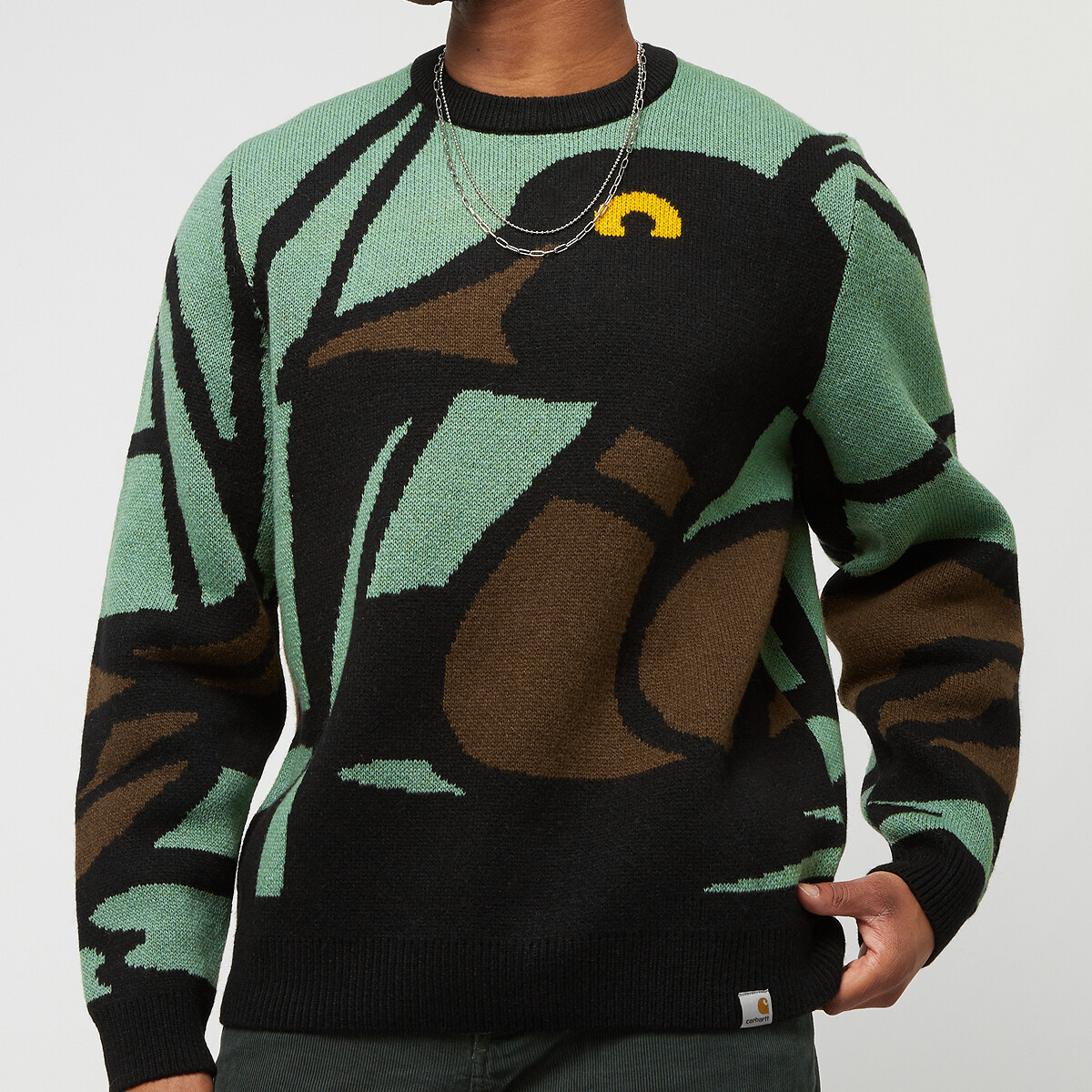 Carhartt Pond Sweater Jacquard (I030873) olive green ab 178,90 ...