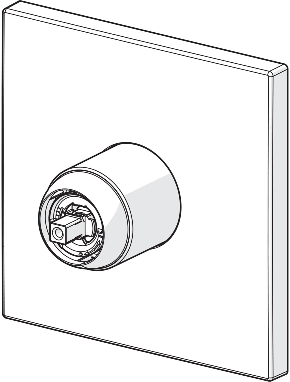 Hansa HansaVarox Pro Fertigset für Brause-Batterie chrom (40559173) ab ...