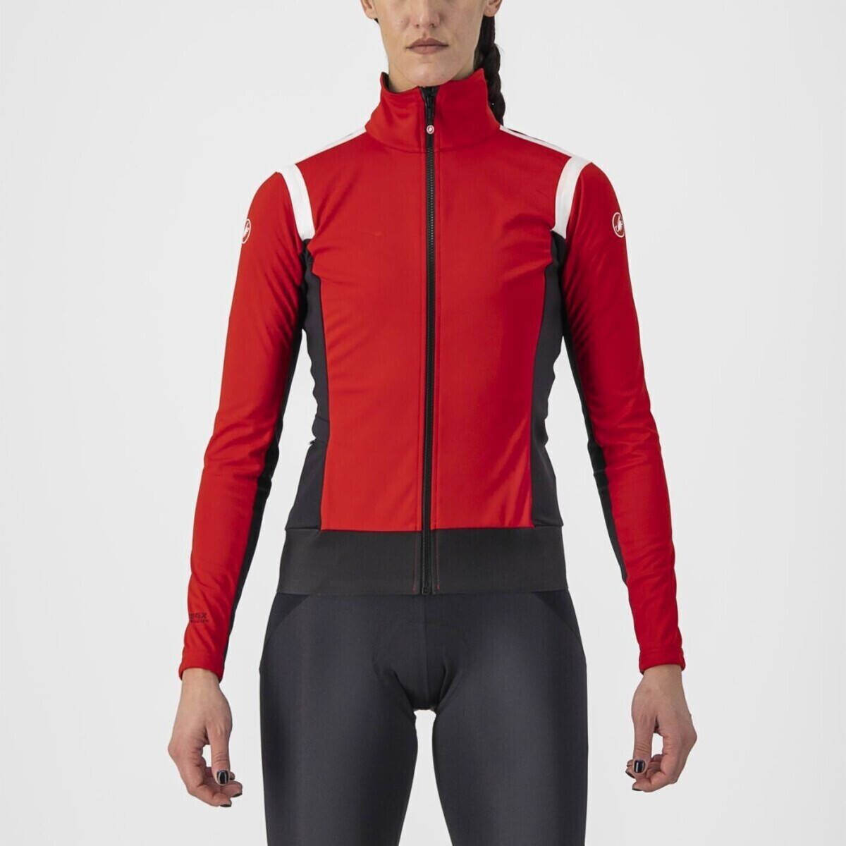 Buy Castelli Alpha RoS 2 W Light Jacket 2022 red/black-white from £80. ...