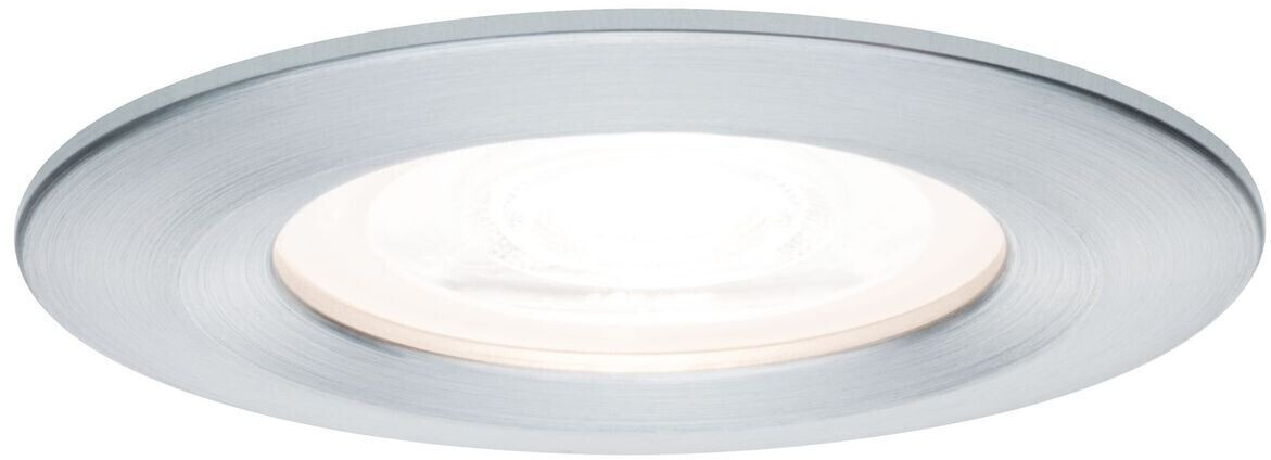 Paulmann LED Einbauleuchten-Set Nova IP23 rund Ø 8.4cm starr inkl. GU10 ...