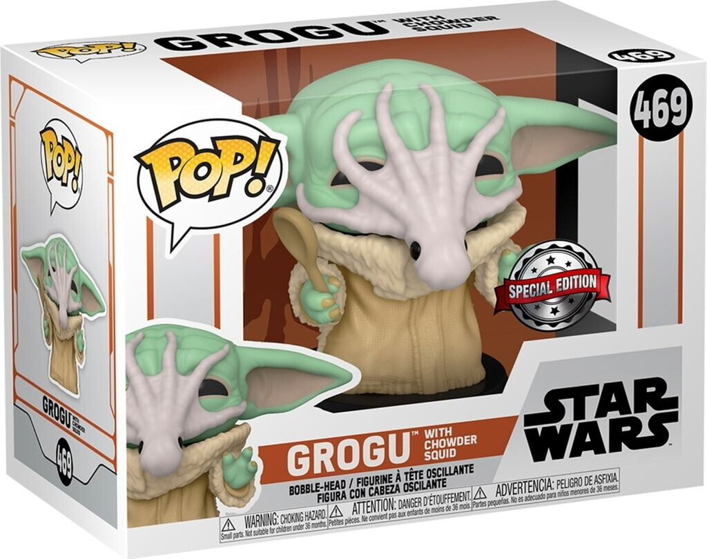 Funko Pop! Star Wars - Grogu bobble head with chowder squid N°469 ab 22 ...