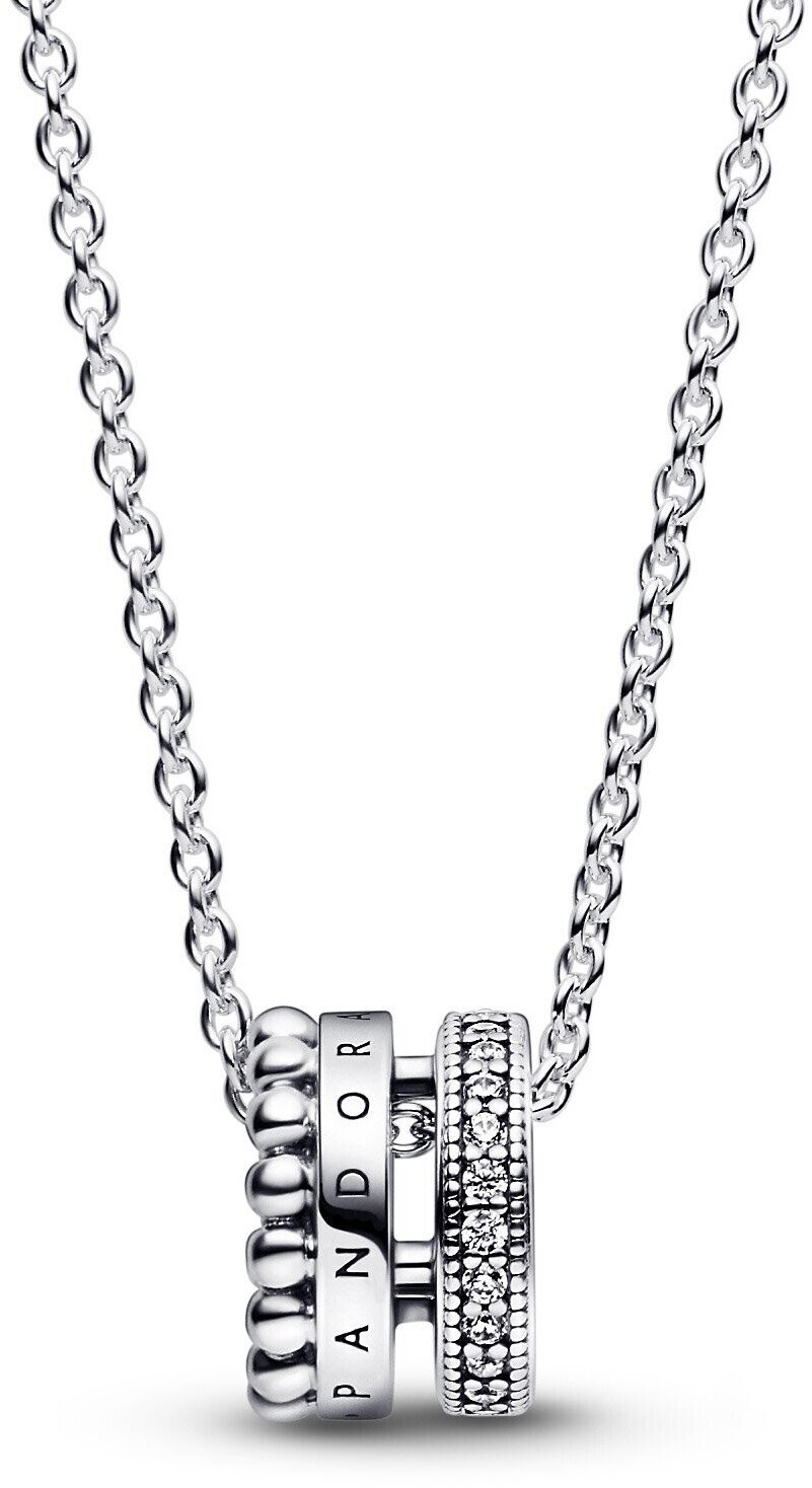 Pandora Pandora Signature Logo Pavé & Beads (392311C01) desde 71,00 ...