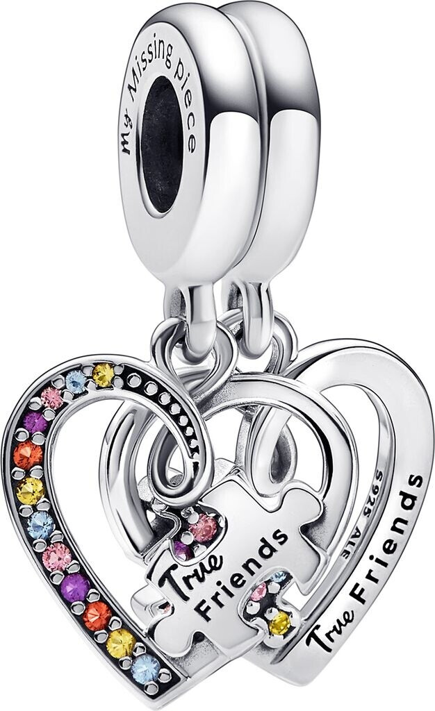 Pandora Puzzle Piece Hearts Splitable Friendship Charms (792239C01 ...